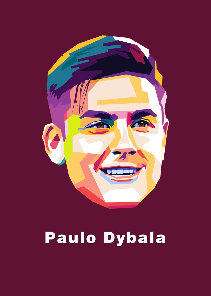 'Paulo Dybala' Poster by Anthony Gabriel | Displate