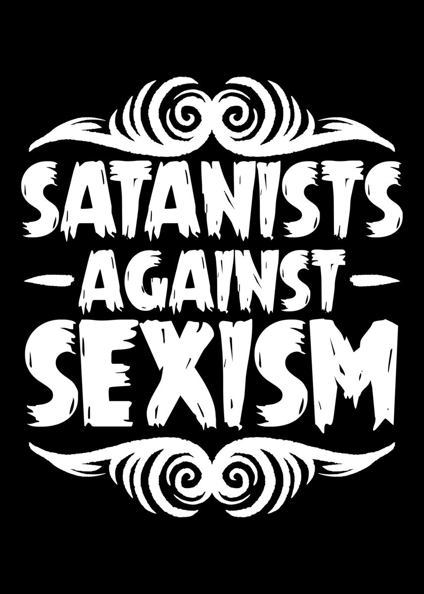 'Satanists Satan Halloween' Poster, picture, metal print, paint by ...