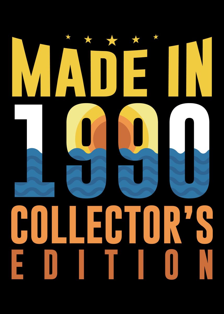 '1990 Collectors Edition' Poster by Robert | Displate