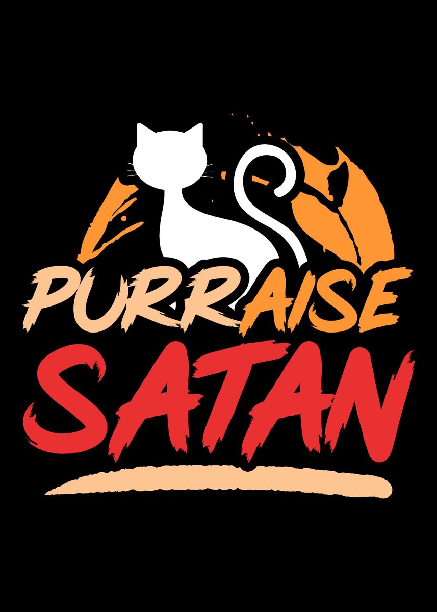 'Satanists Satan Halloween' Poster, picture, metal print, paint by ...