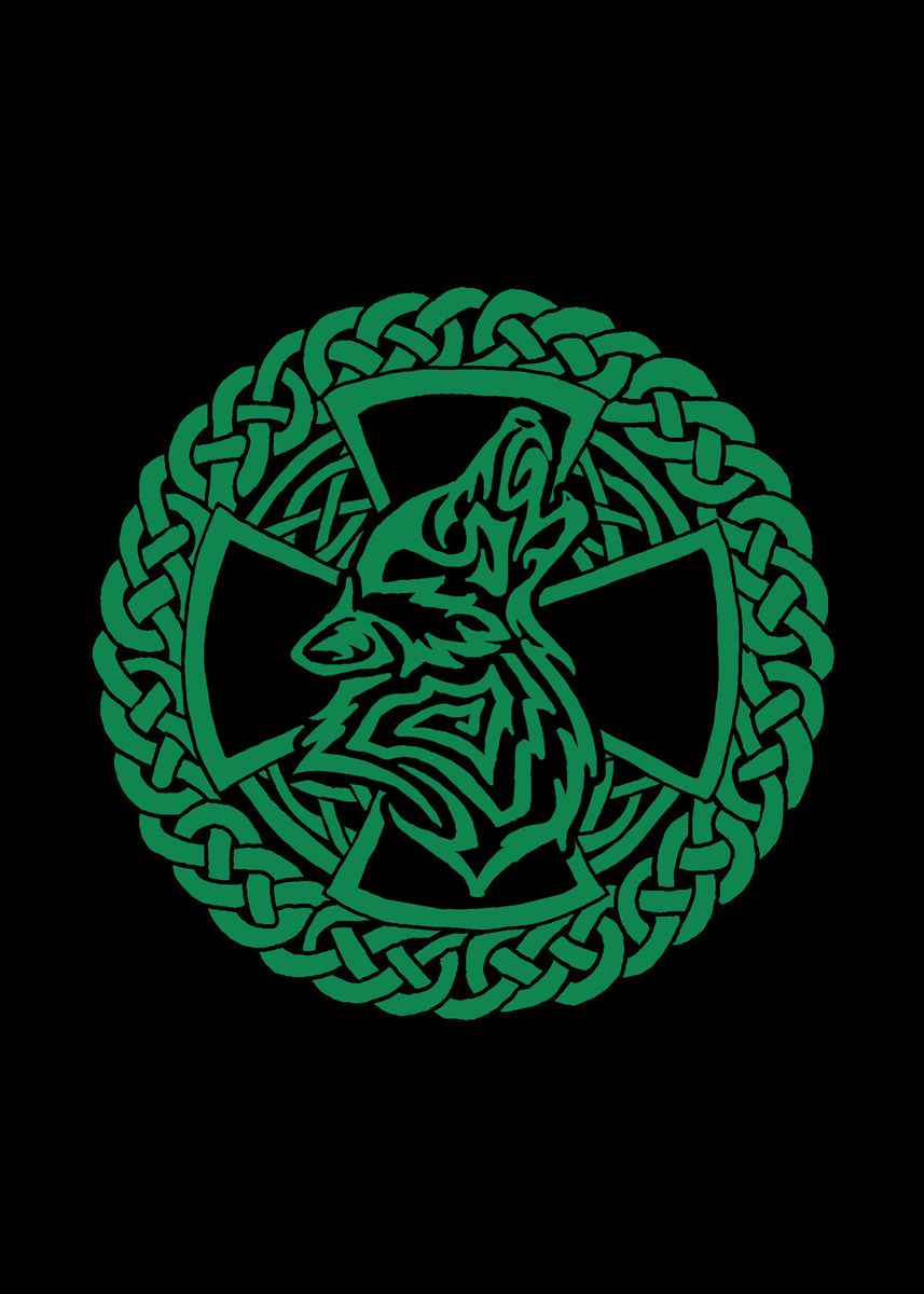 'Celtic Wolf' Poster, picture, metal print, paint by Astrablink7 ...