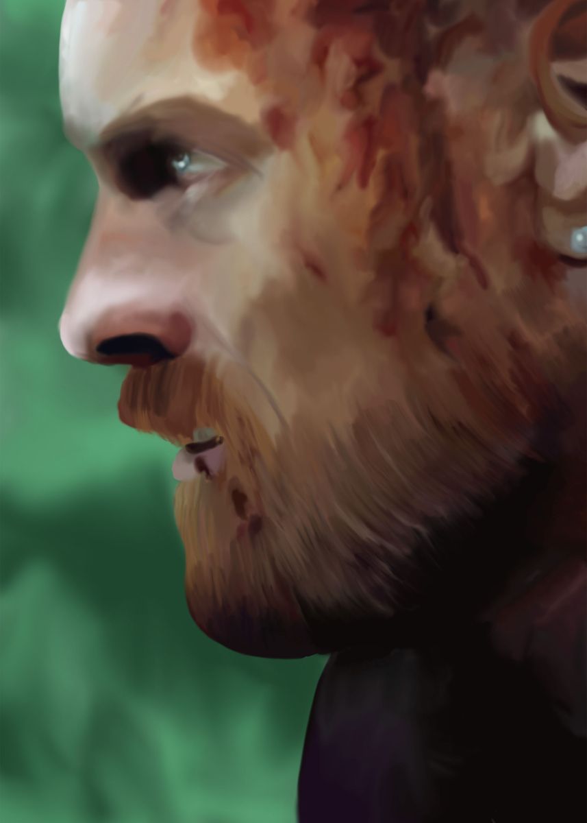 'Captain Flint' Poster, picture, metal print, paint by byebyesally ...