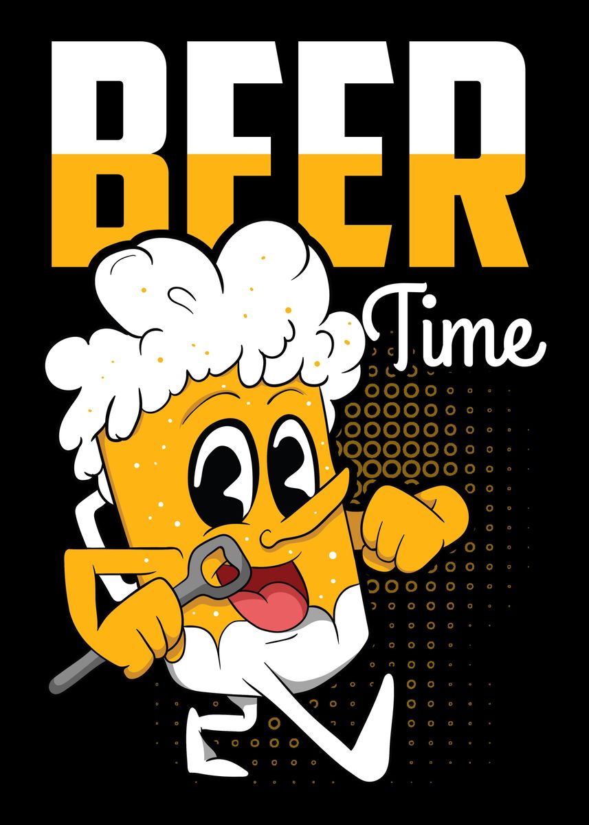 'beer' Poster by Hexor | Displate