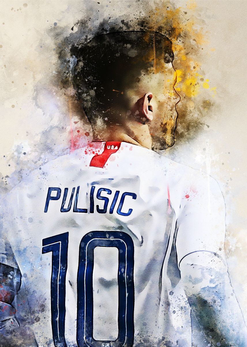 'Christian Pulisic' Poster by Franklin Ruben | Displate