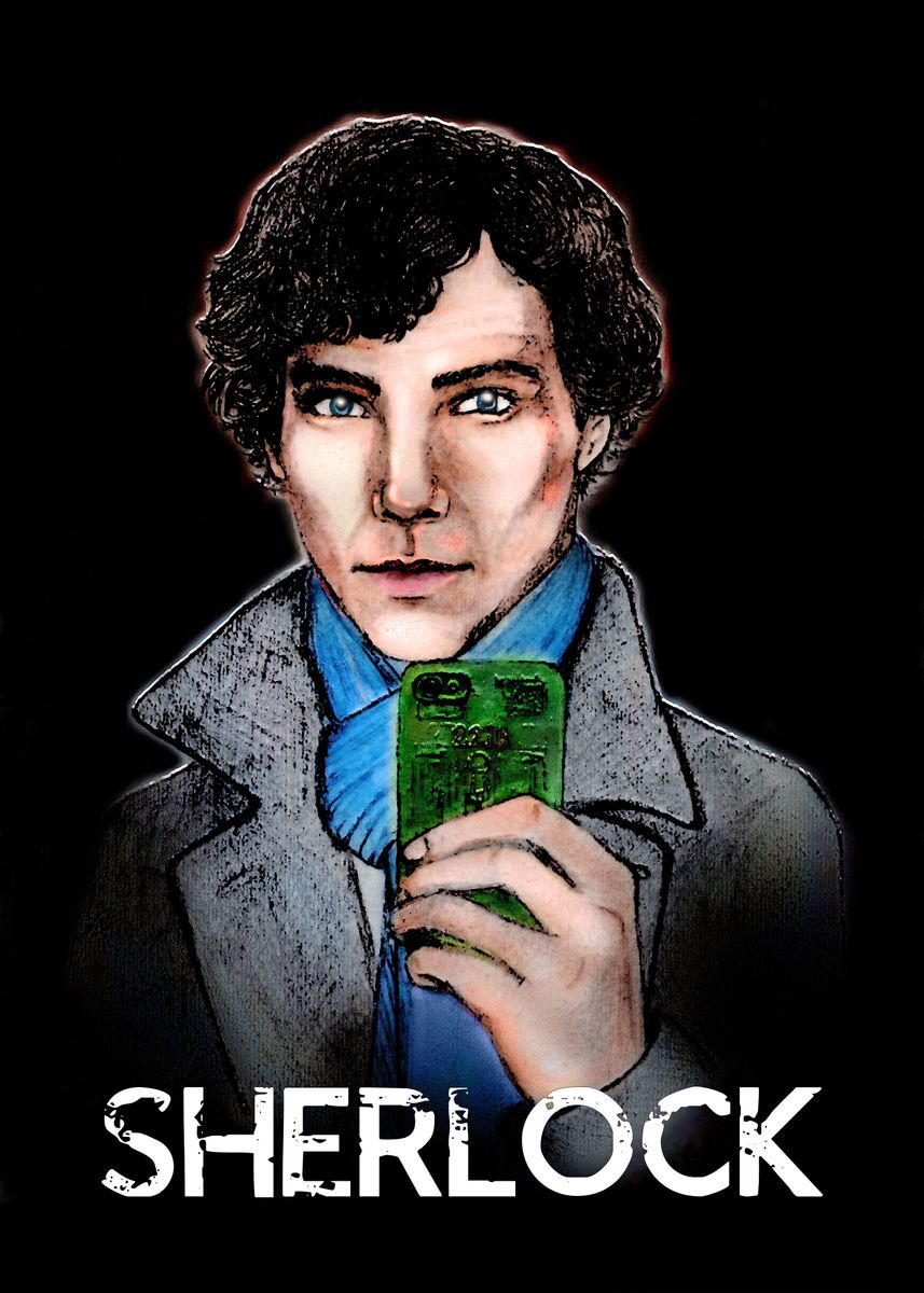 'Sherlock' Poster by Graystone Art | Displate