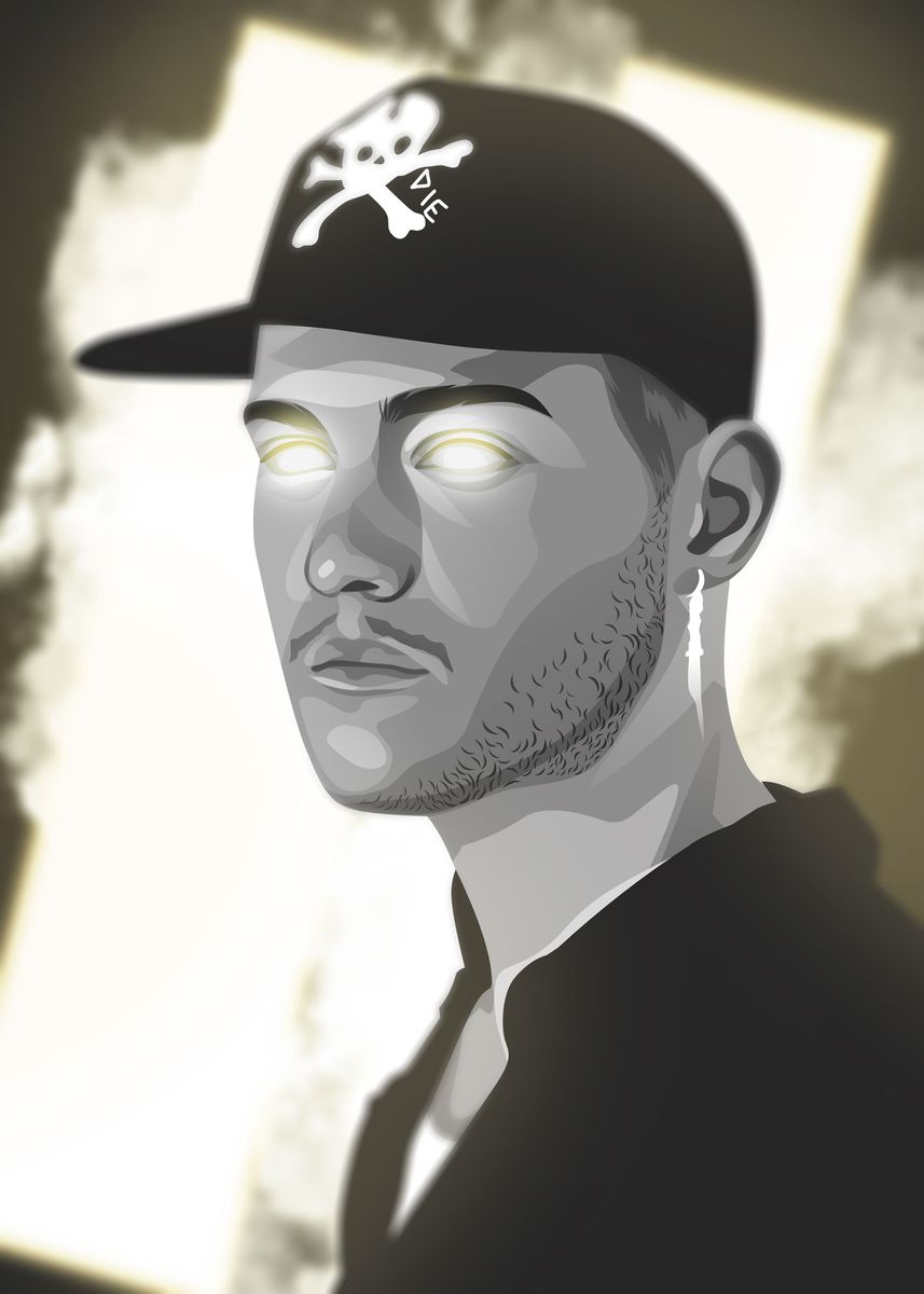 'Trevor Daniel' Poster, picture, metal print, paint by Iqbalartwork ...