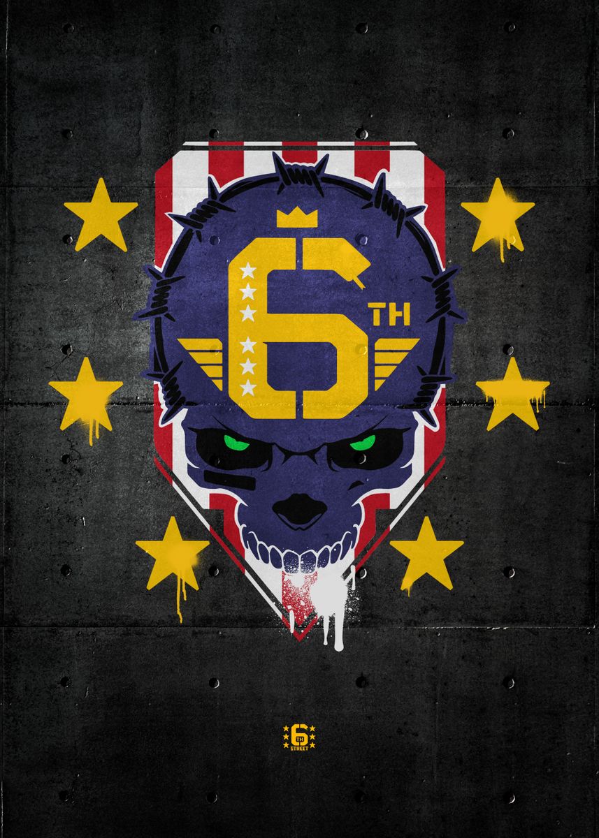 '6TH STREET ' Poster, picture, metal print, paint by Cyberpunk 2077 ...