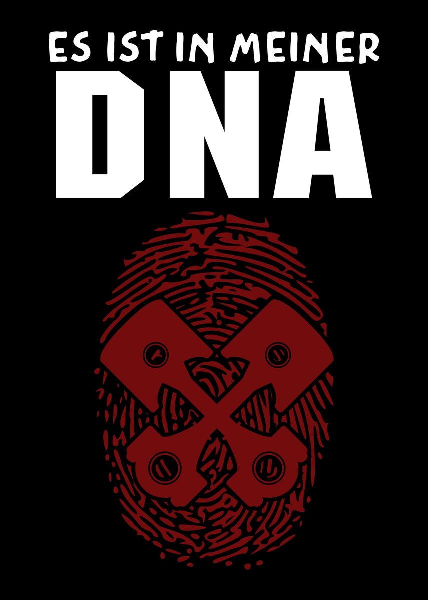 'ITS IN MY DNA' Poster by John DonJoe | Displate