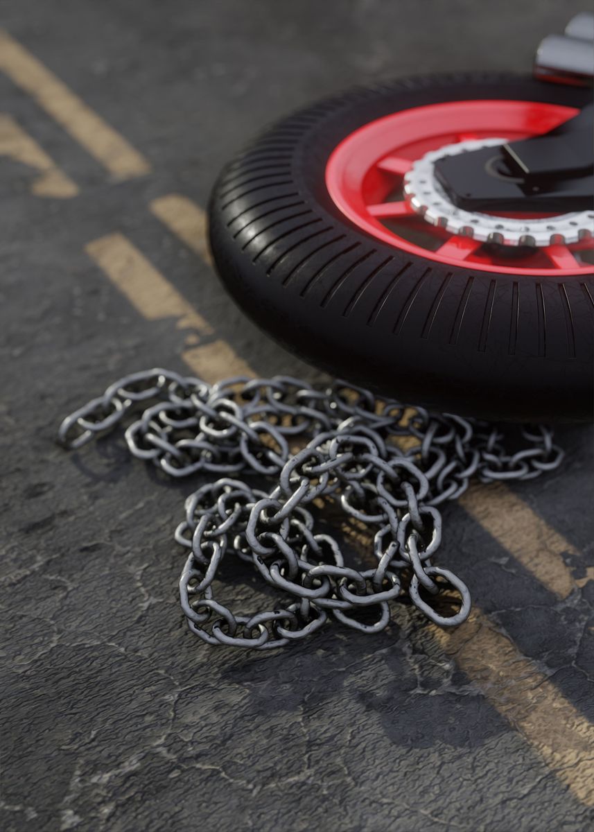 'Road Rash' Poster, picture, metal print, paint by Lewis Gaston | Displate