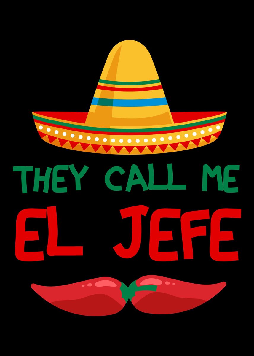 'El Jefe' Poster, picture, metal print, paint by Stefanie Herrmann ...