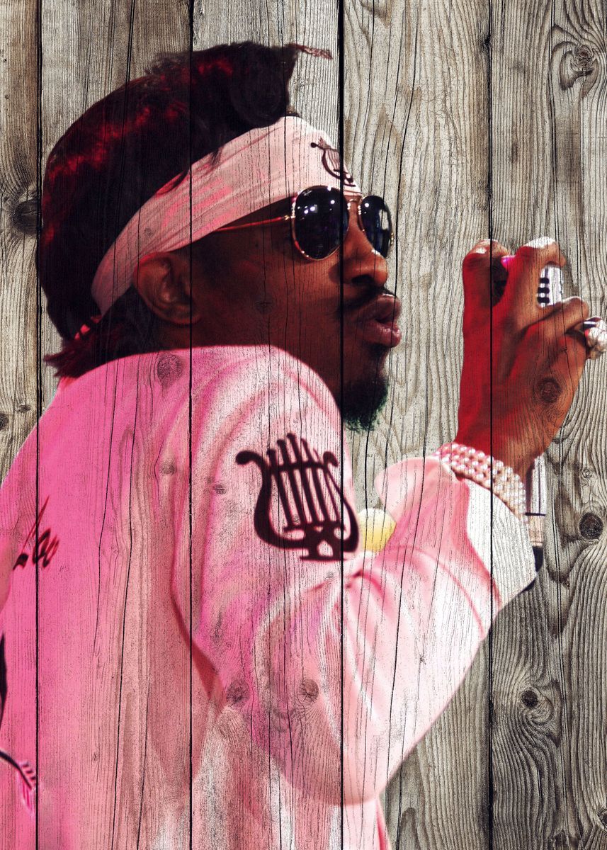 'Andre 3000' Poster by Dutton Jerrell | Displate