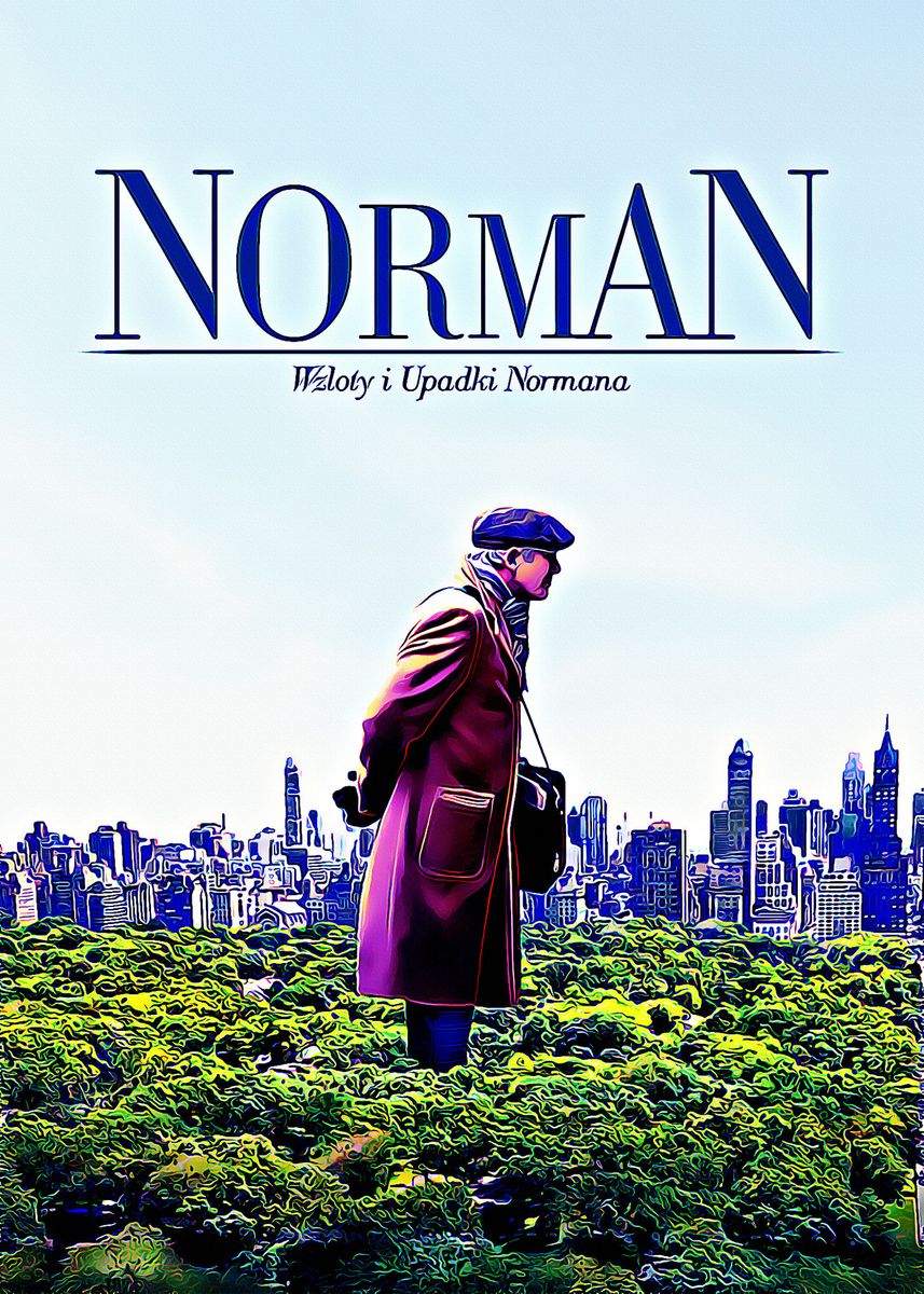 'Norman The Moderate Rise A' Poster, picture, metal print, paint by ...