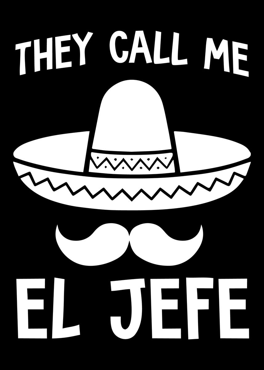 'El Jefe' Poster, picture, metal print, paint by Stefanie Herrmann ...