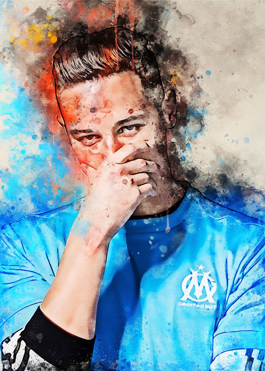 'Florian Thauvin ' Poster, picture, metal print, paint by Hipolito ...