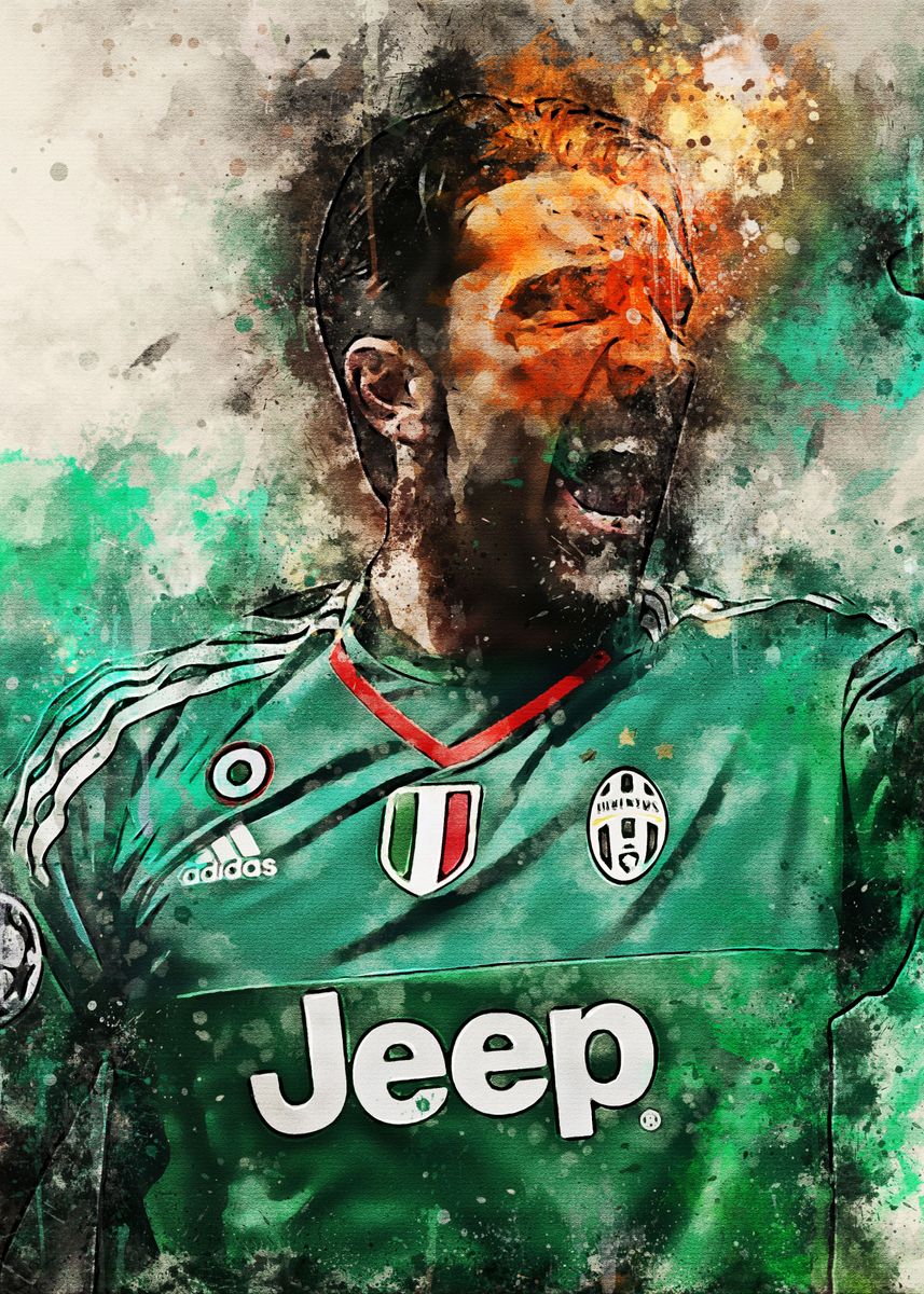'Gianluigi Buffon' Poster, picture, metal print, paint by Franklin ...