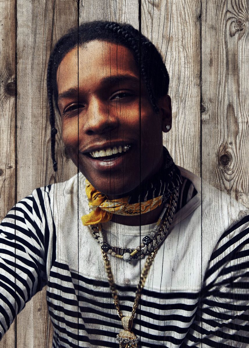 'ASAP Rocky' Poster, picture, metal print, paint by Dutton Jerrell | Displate