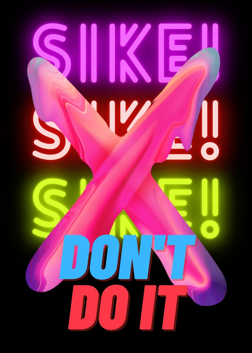 'Sike sports parody' Poster, picture, metal print, paint by Love karma ...