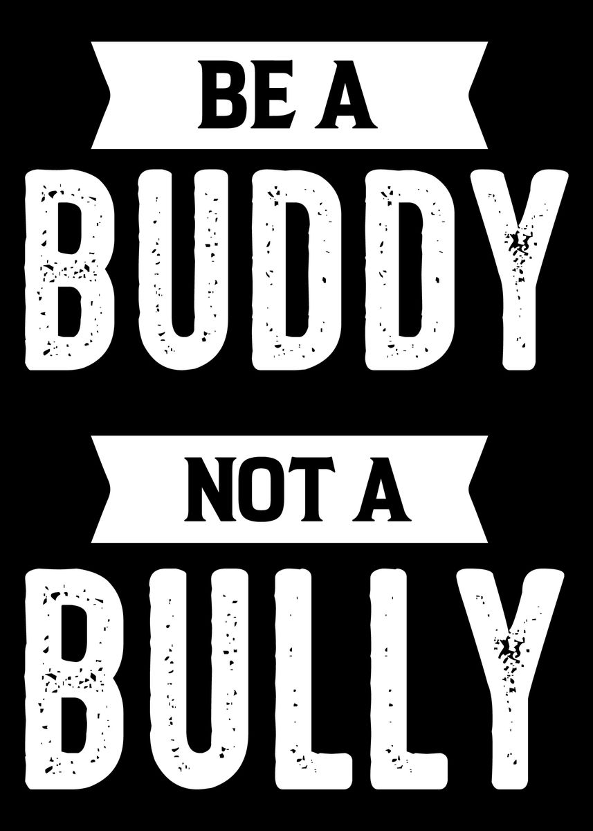'Buddy Bully' Poster, picture, metal print, paint by Stefanie Herrmann ...