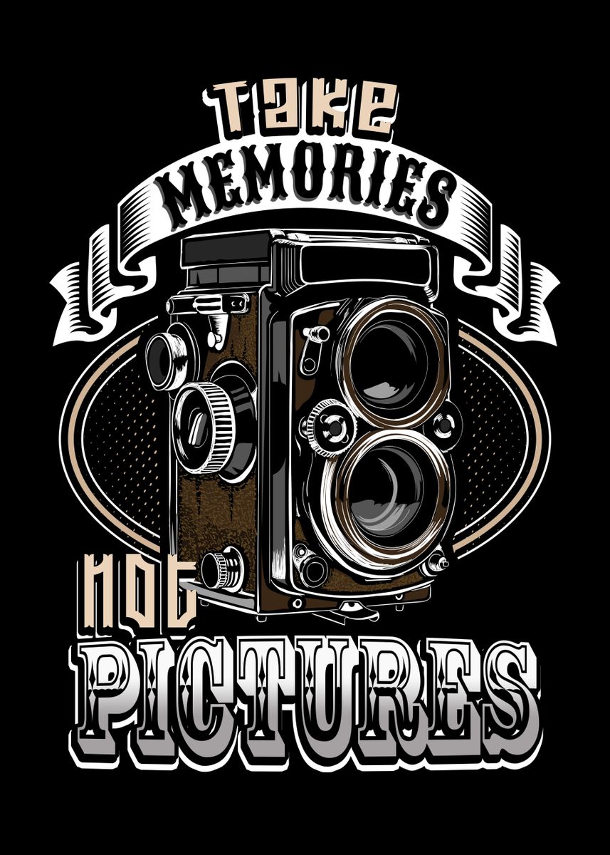 'Vintage Analog Camera' Poster, picture, metal print, paint by Foxxy ...