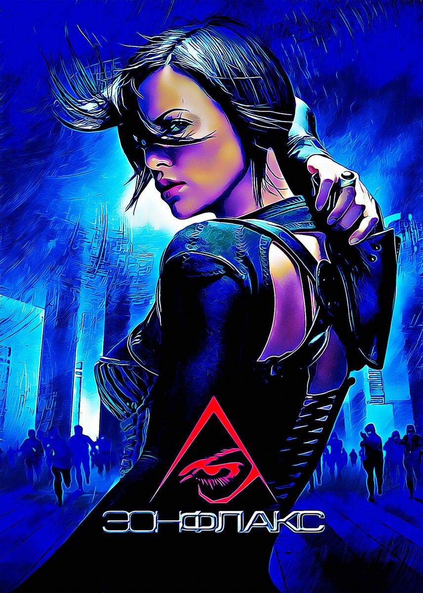 'On Flux' Poster, picture, metal print, paint by Elisa Woodard | Displate