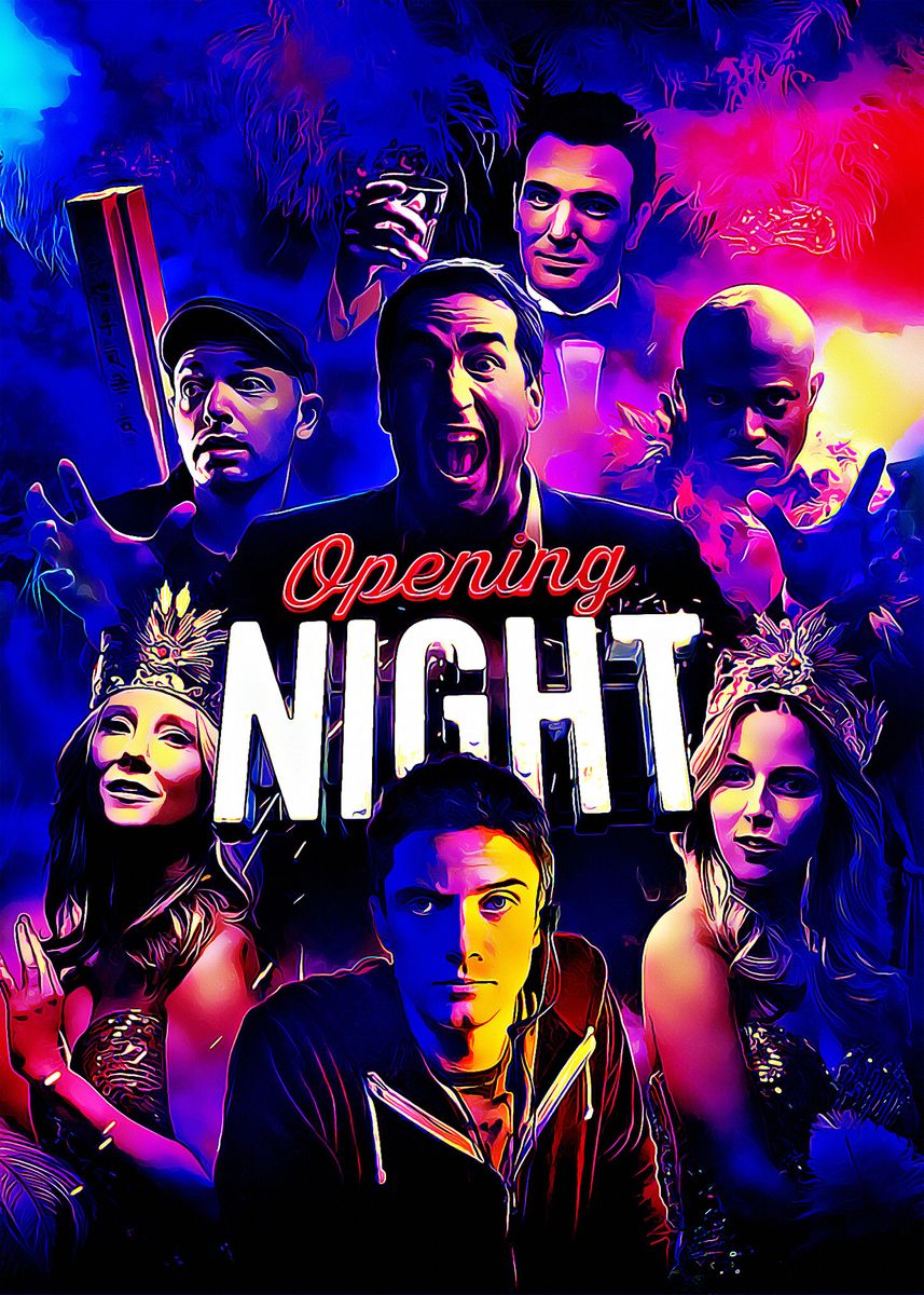 'Opening Night ' Poster, picture, metal print, paint by Kaye Luca ...