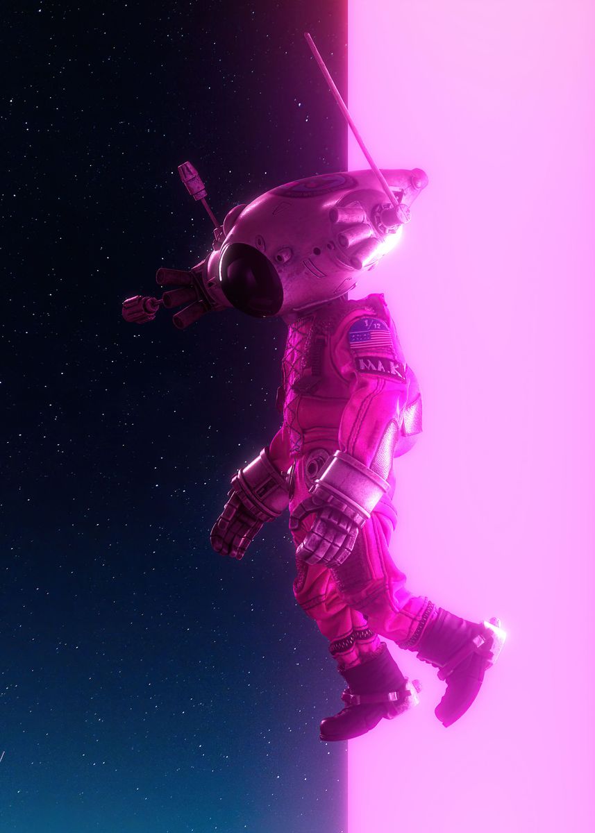 'Out of Space' Poster, picture, metal print, paint by 9oh9x | Displate