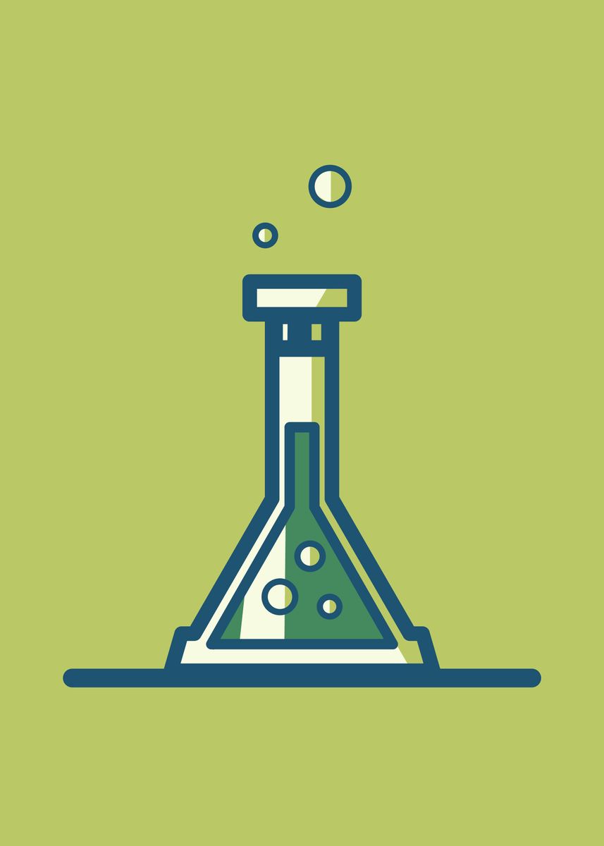 'Flask' Poster by Ariadna S. C. | Displate