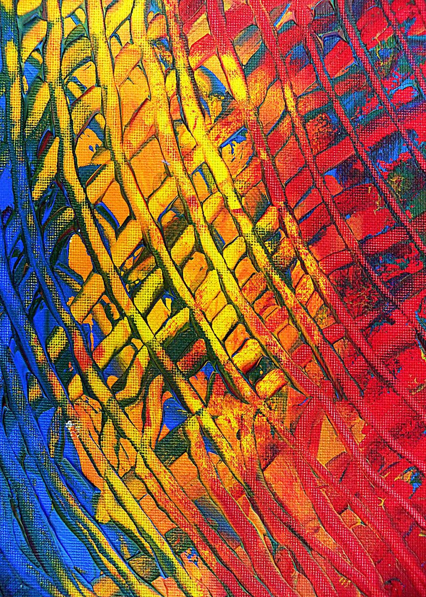 'Red Yellow Blue' Poster, picture, metal print, paint by Steve Clement ...