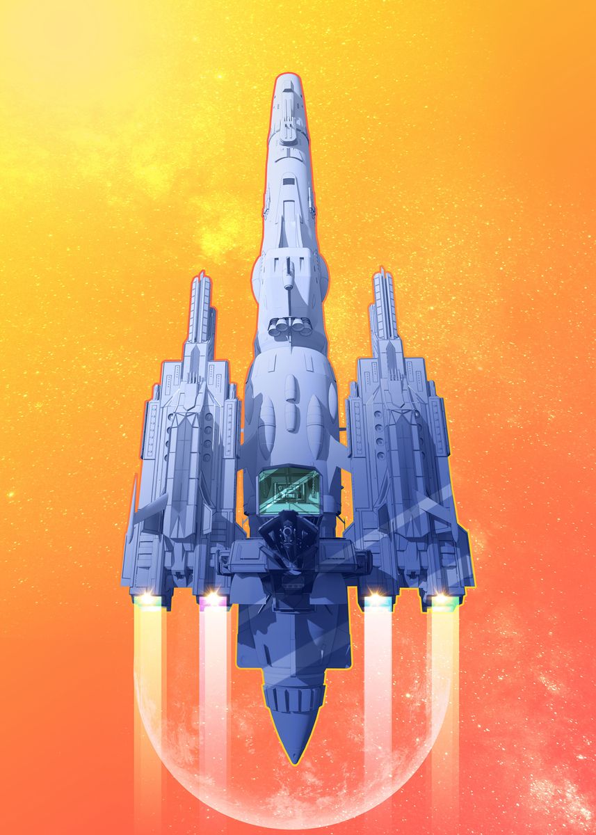 'SPACE KINGS VOL 2' Poster, picture, metal print, paint by CHAOS STUDIO ...