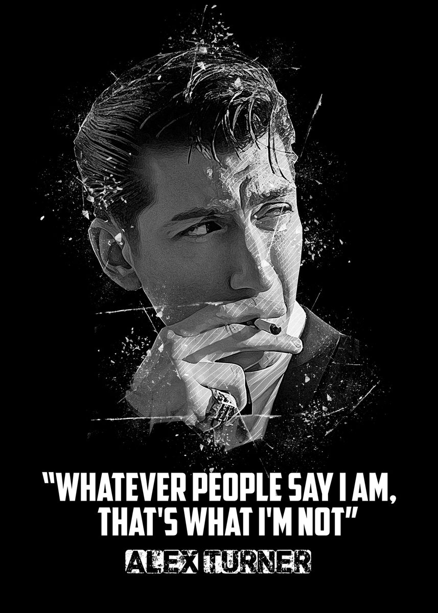 ' Alex Turner ' Poster, picture, metal print, paint by TI KI | Displate