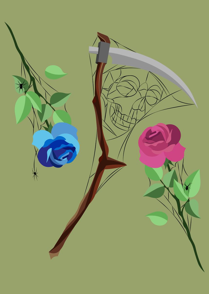 'Deadweb' Poster by Joan Nørgaard | Displate