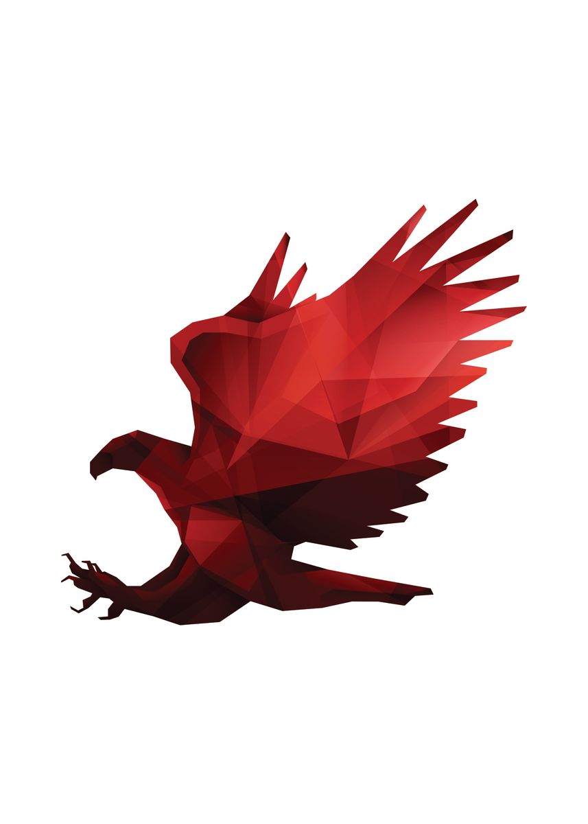 'Poly Eagle' Poster by corakdesigns | Displate