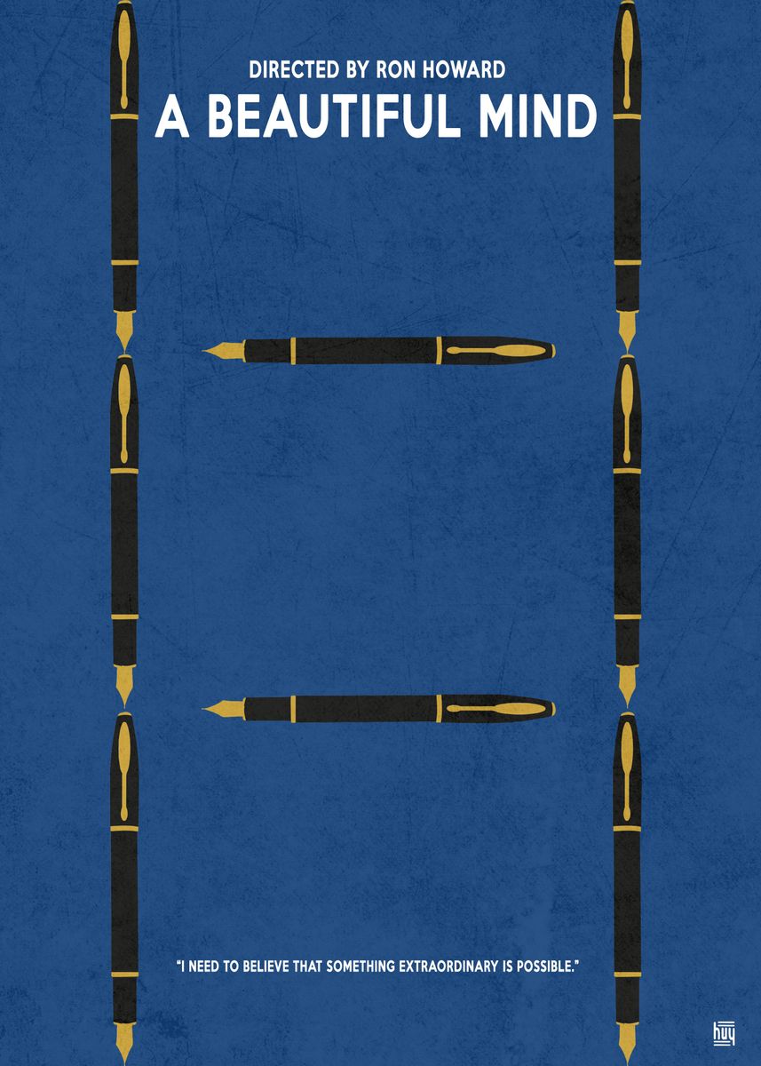 'A Beautiful Mind' Poster by 8UY Design | Displate