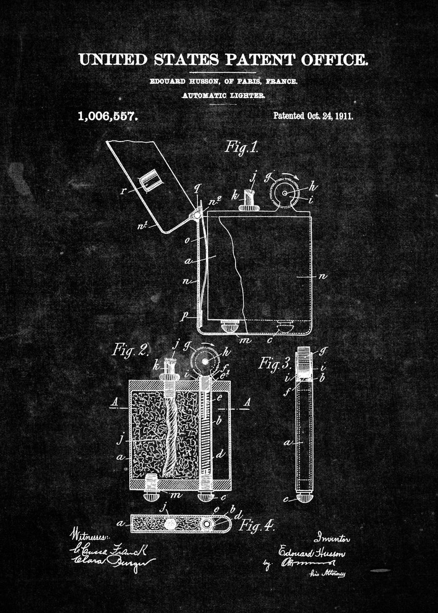 ' Automatic Lighter' Poster, picture, metal print, paint by Kenny ...