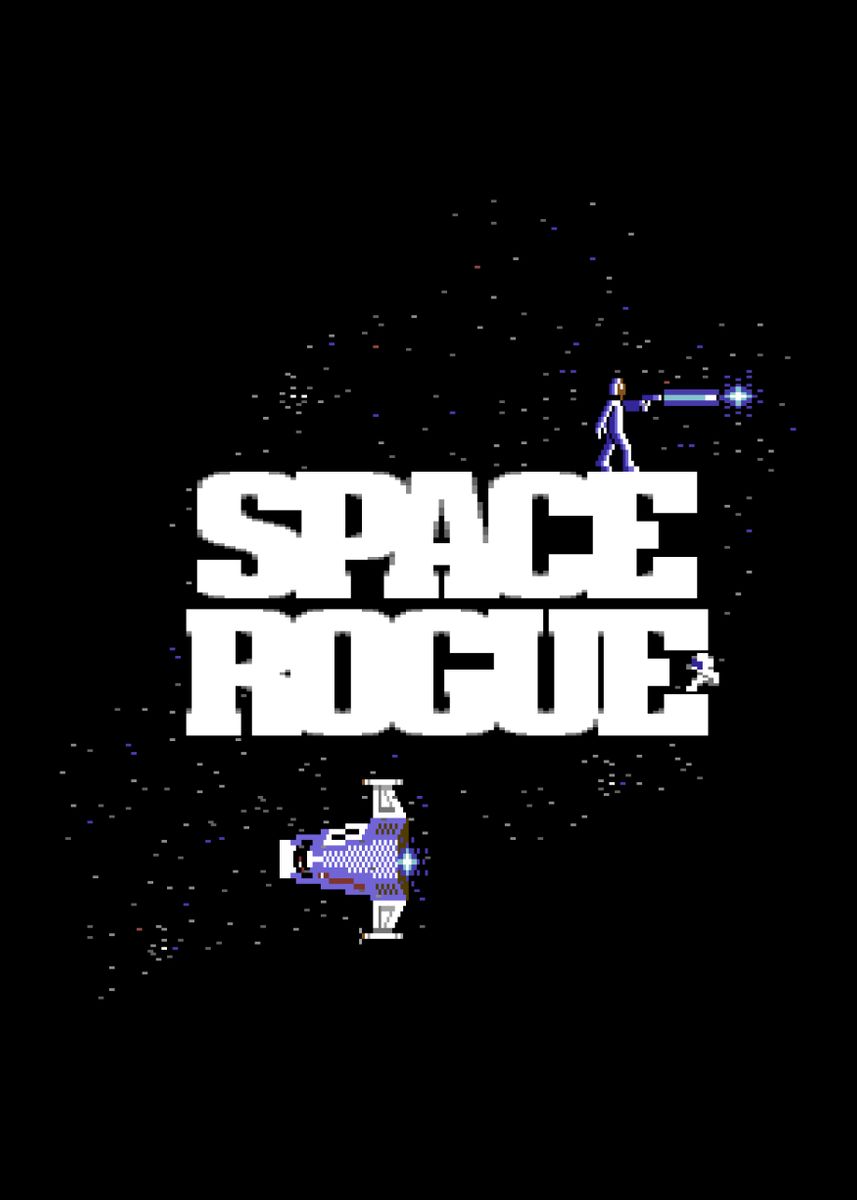'Space Rogue' Poster, picture, metal print, paint by Chris Corkin ...