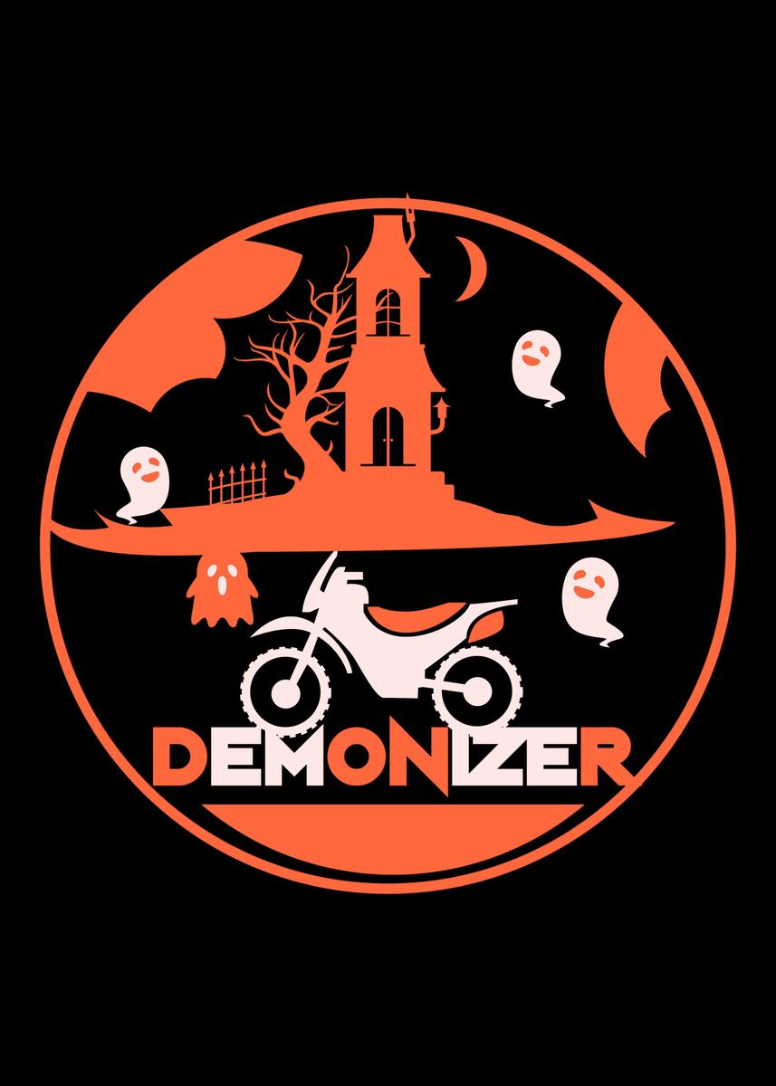 'Halloween Motorcycle' Poster, picture, metal print, paint by Sebastian ...