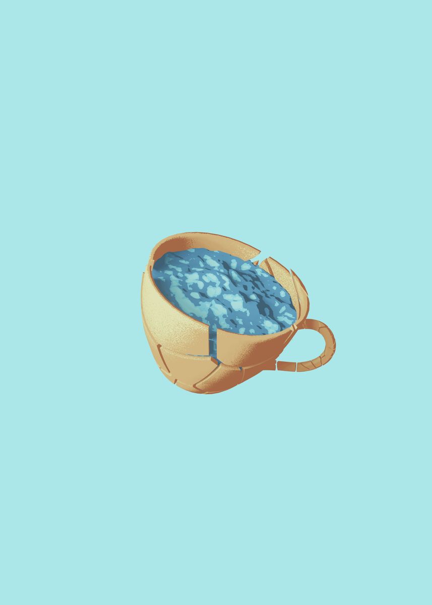 'Sweet Life' Poster, picture, metal print, paint by Do Fillâtre | Displate