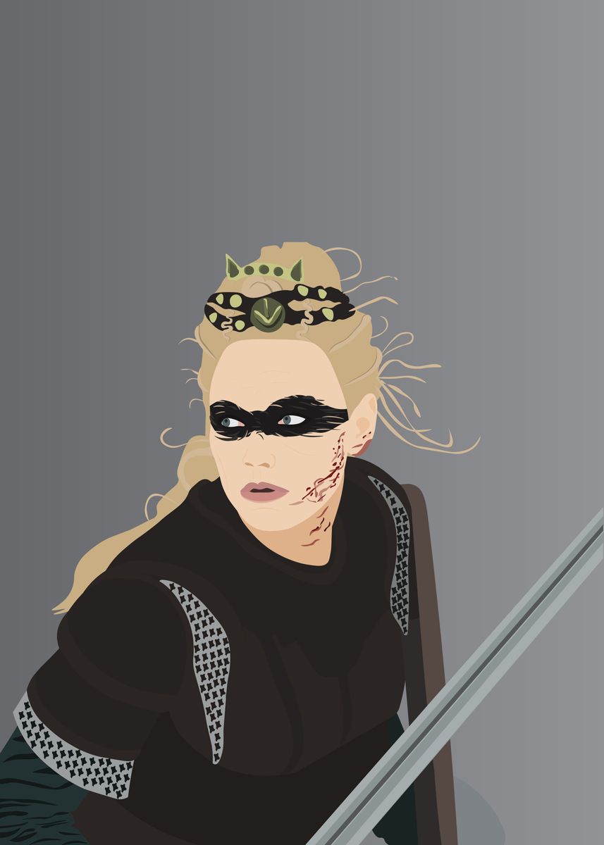 'Lagertha' Poster by shifudraw | Displate