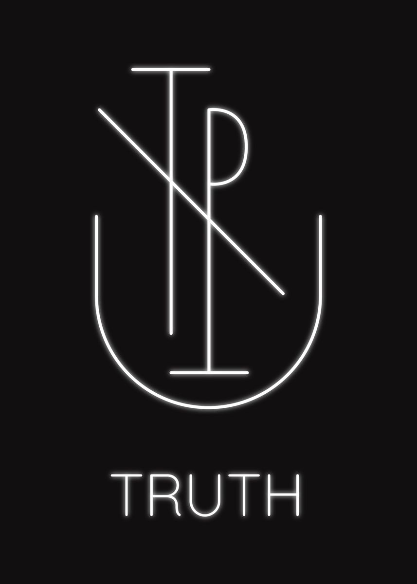 'Truth' Poster, picture, metal print, paint by Dylan Weber | Displate