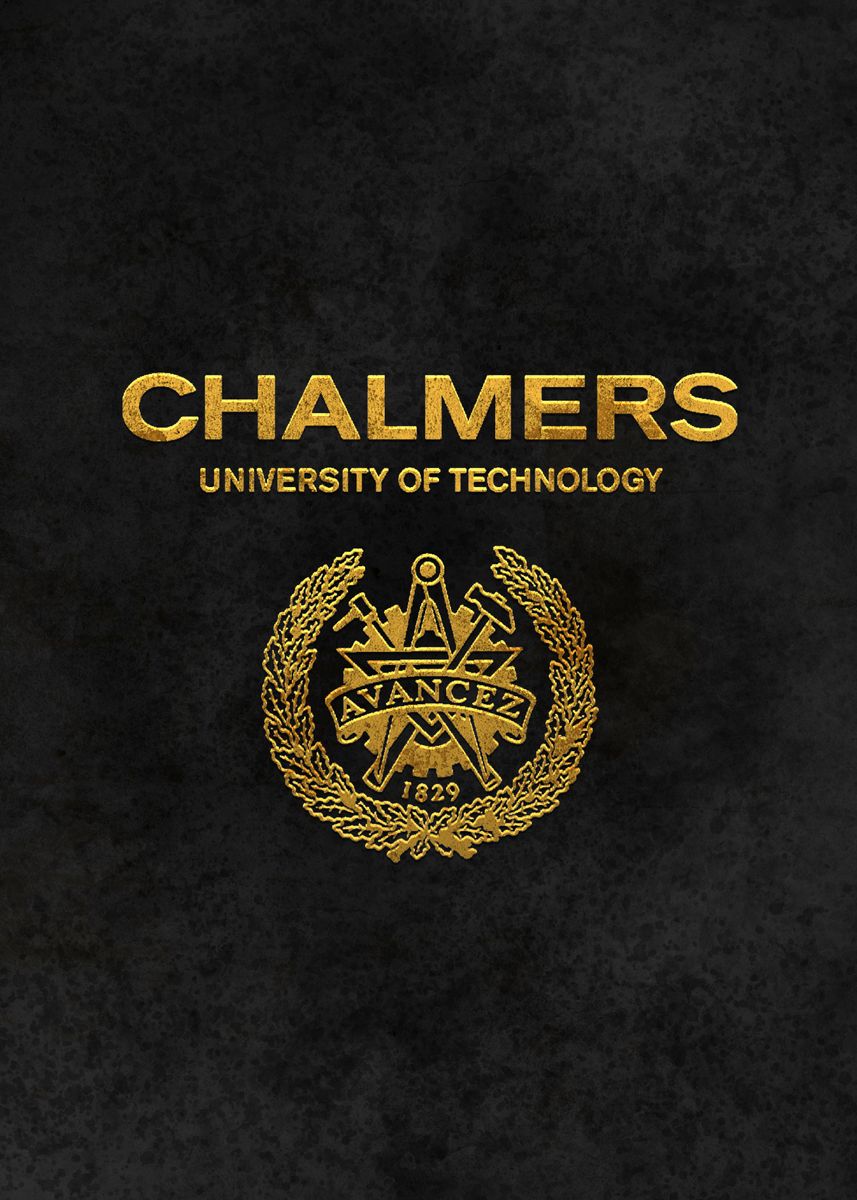 'Chalmers University Sweden' Poster by erwin saputra art | Displate