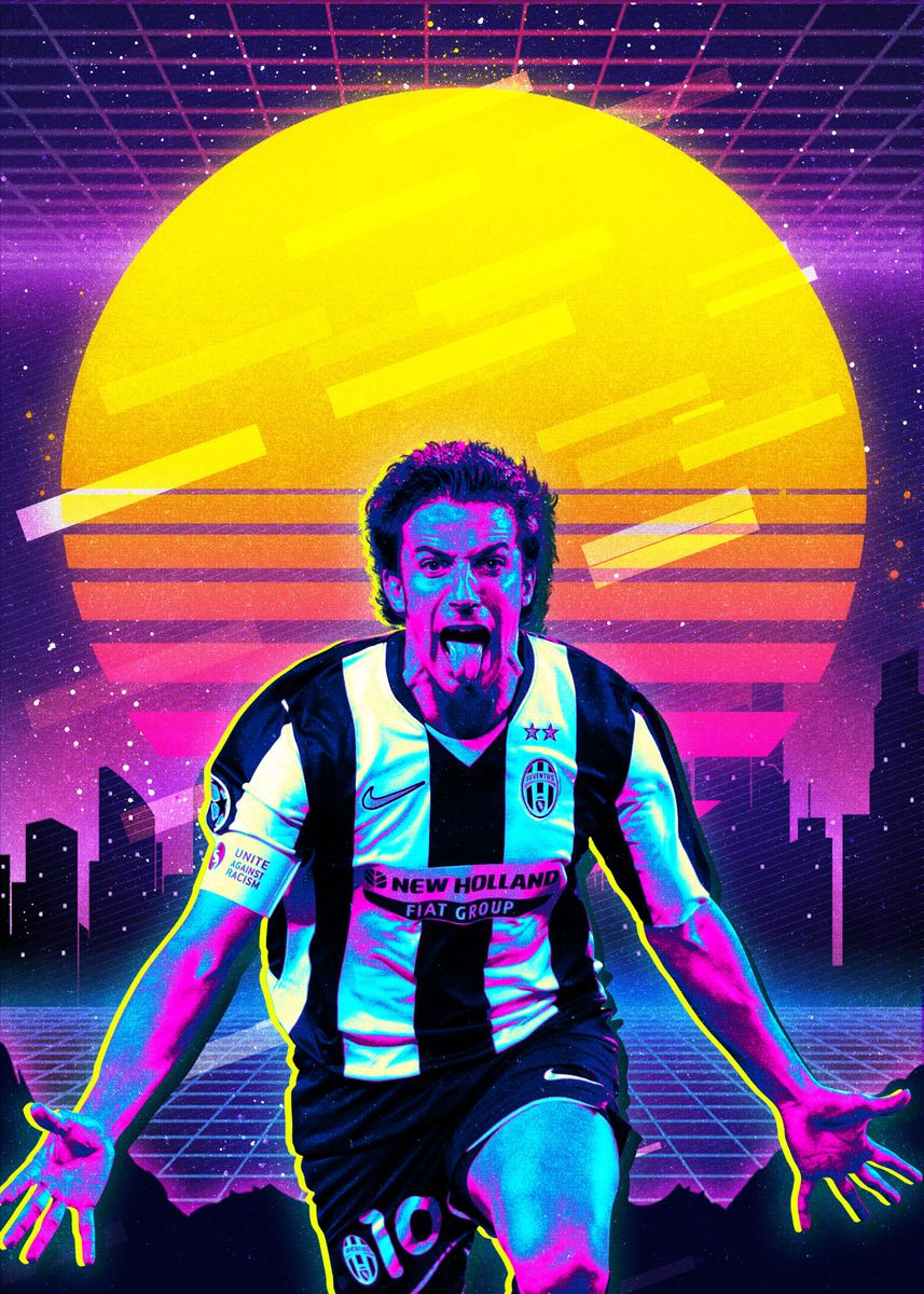 'DEL PIERO' Poster, picture, metal print, paint by Exclusive posters ...
