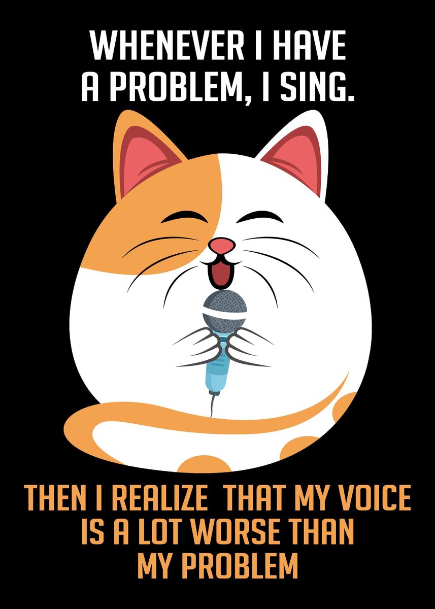 'Singing Funny Funny Singer' Poster by Powdertoastman | Displate