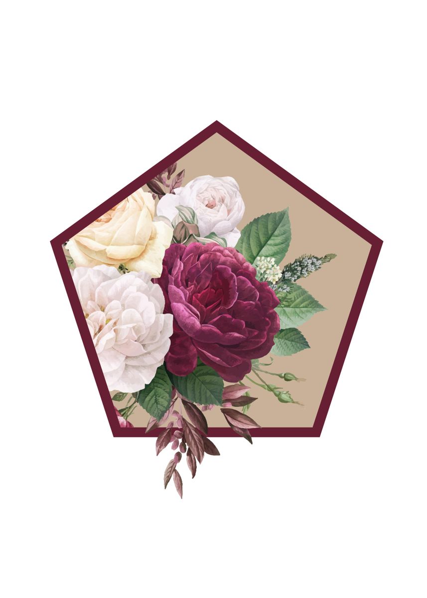 'Floral Decorum' Poster, picture, metal print, paint by Francois ...