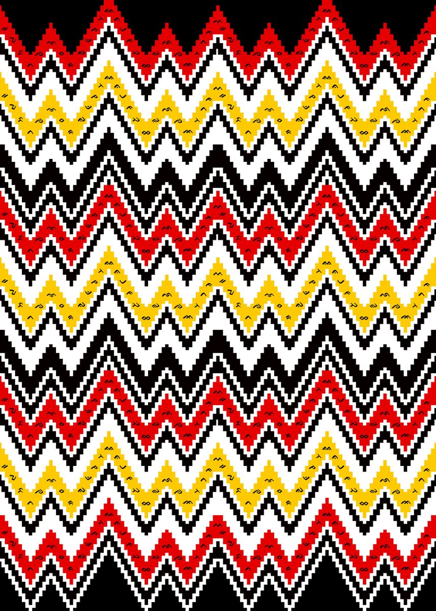 'Bugis Ethnic Pattern 2' Poster, picture, metal print, paint by ...