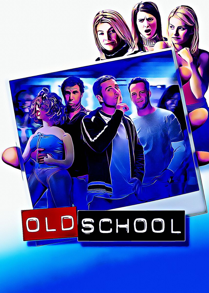 'Old School ' Poster, picture, metal print, paint by Kaye Luca | Displate