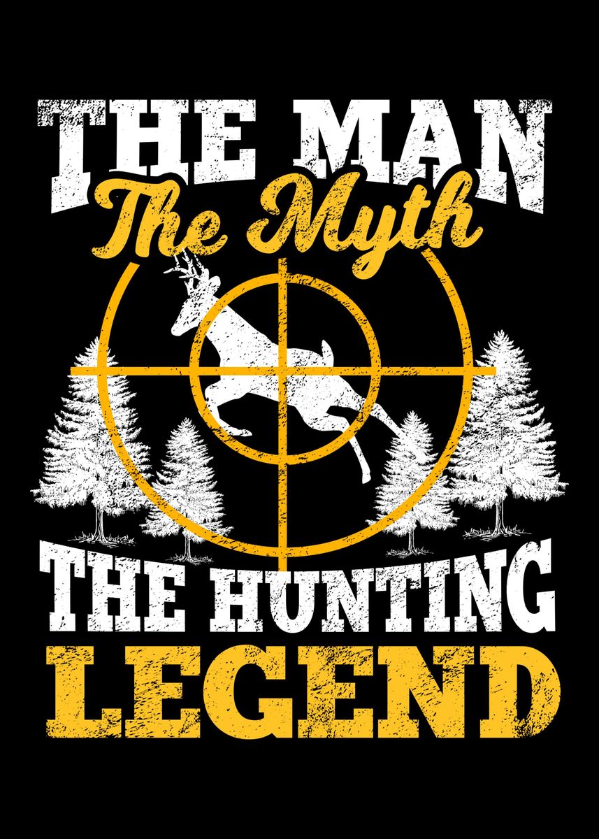'Hunting Legend' Poster by Cooldruck | Displate