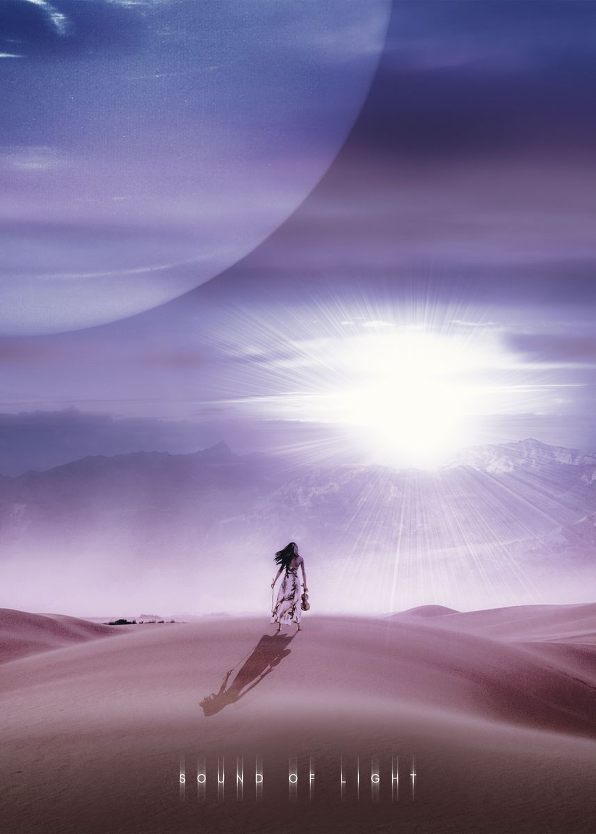 'SOUND OF LIGHT' Poster, picture, metal print, paint by Archie Andarski ...