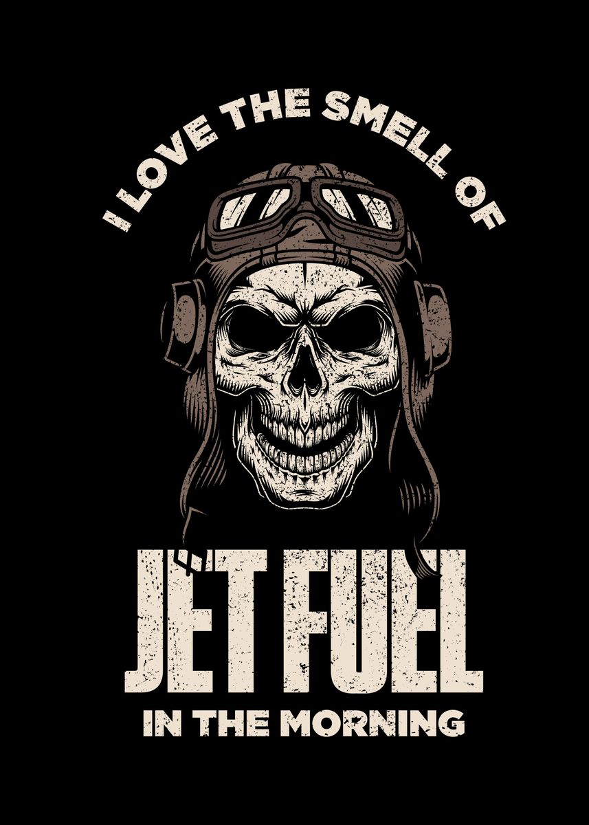 'Smell Of Jet Fuel' Poster, picture, metal print, paint by Visualz ...