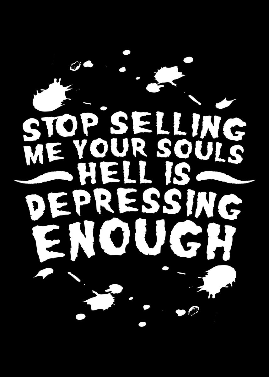 'Satanists Satan Halloween' Poster, picture, metal print, paint by ...