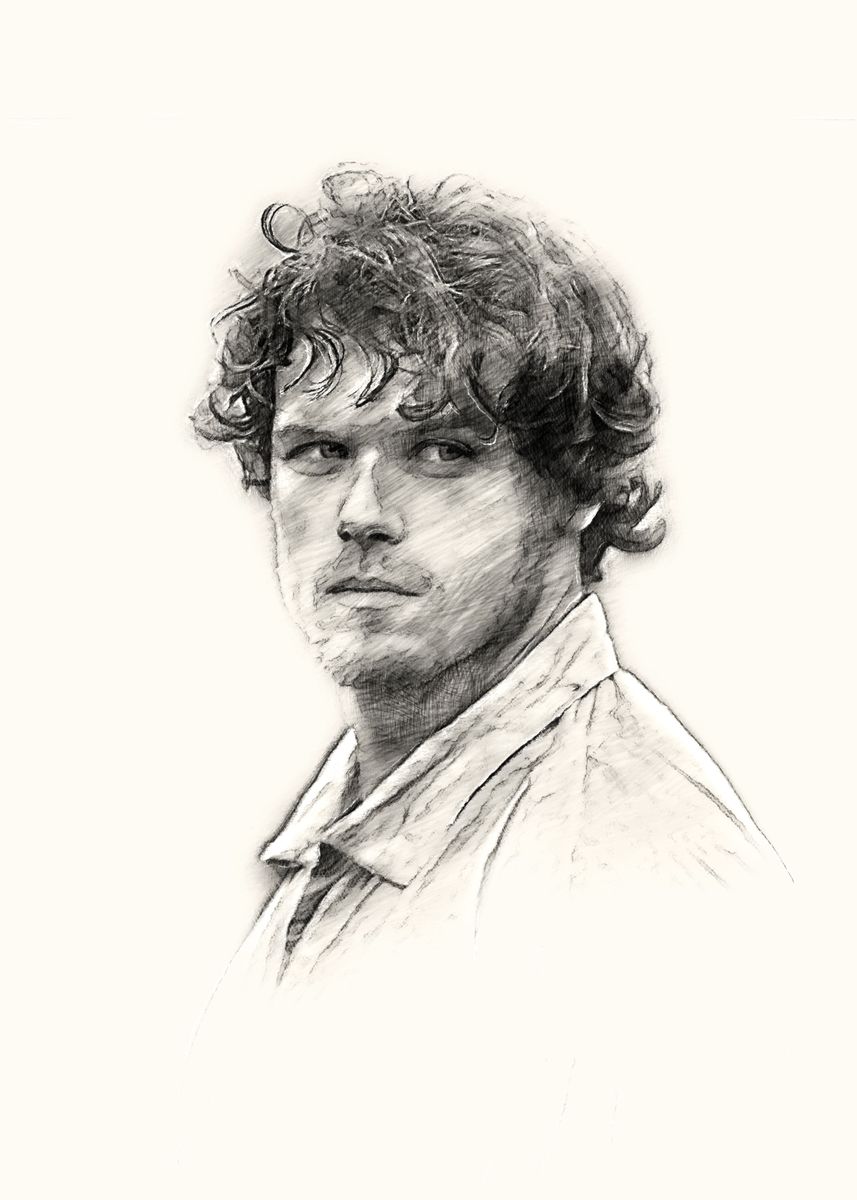 'Jamie Fraser Fan Art' Poster, picture, metal print, paint by Leviosa ...